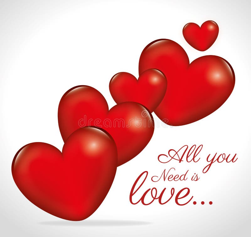 Romantic love design. stock illustration. Illustration of marriage ...