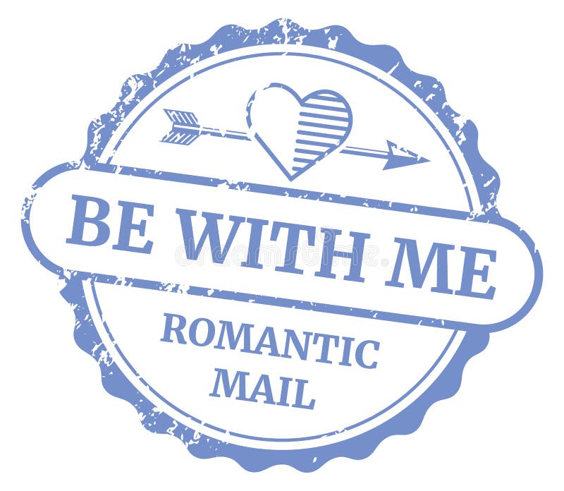 Romantic Postage Stamp Vector Set for Valentines Day Card, Love Letters ...