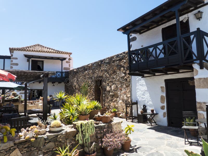 Romantic Restaurant Canary Islands Spain. Editorial Stock Image - Image ...