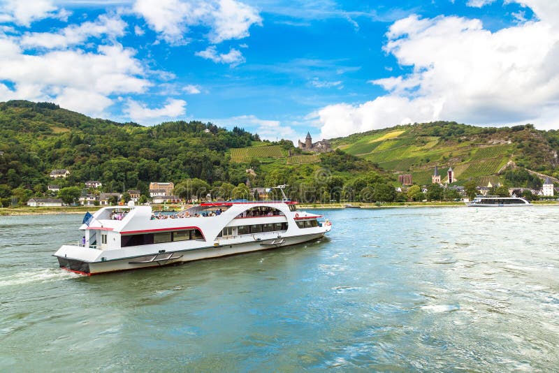 Romantic Rhine Valley in Germany Stock Image - Image of landscape ...