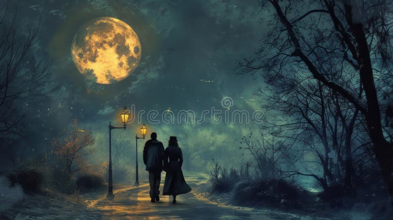 Lamplit Path Stock Photos - Free & Royalty-Free Stock Photos from ...