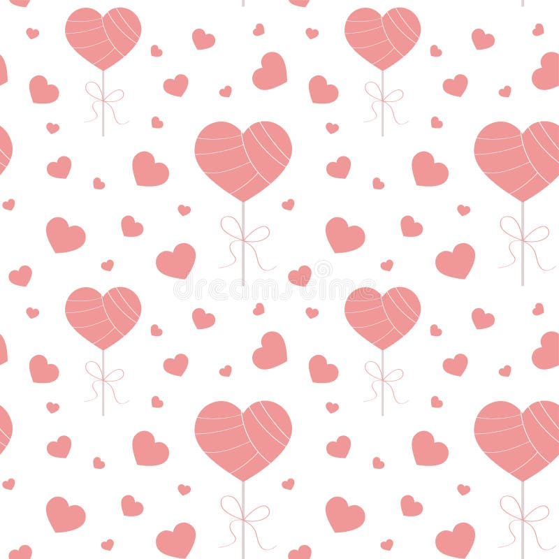 Romantic Seamless Pattern for Valentine S Day Stock Vector ...