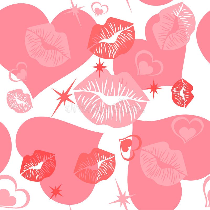 Romantic seamless texture stock vector. Illustration of effortless ...