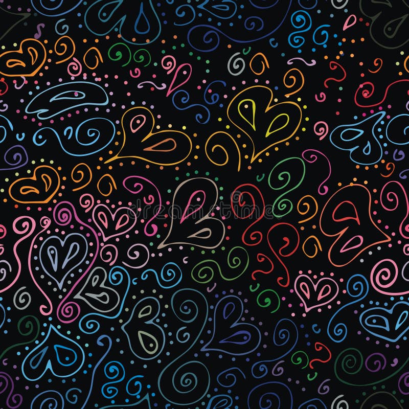 Romantic seamless texture stock vector. Image of design - 55070184