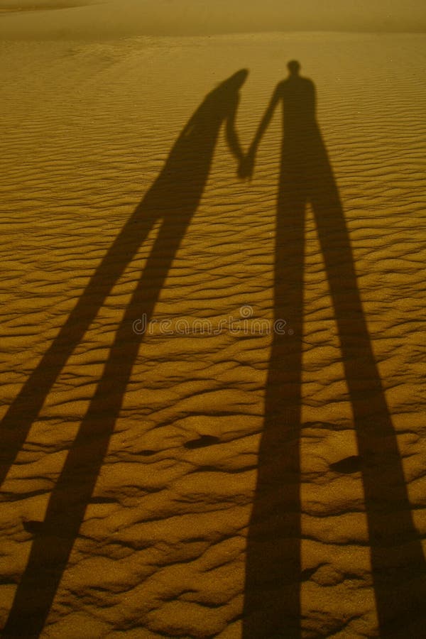 Romantic shadows stock photo. Image of serene, back, beach - 17473624