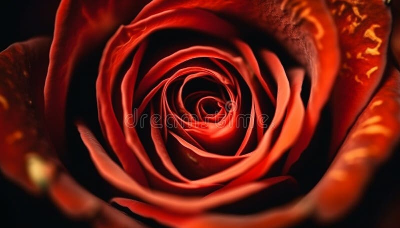 Romantic Single Flower, a Symbol of Love and Elegance Generated by AI ...