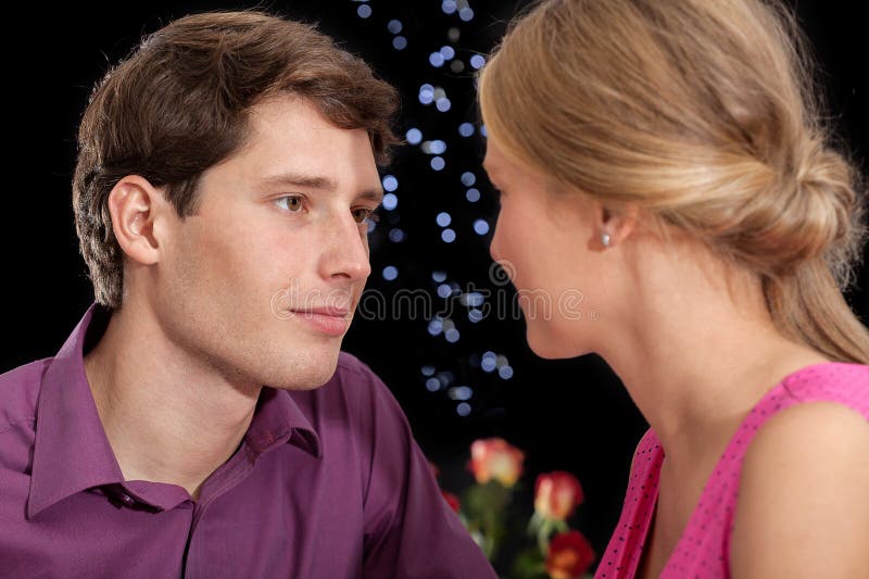 Romantic stares stock image. Image of celebration, heart - 36080089