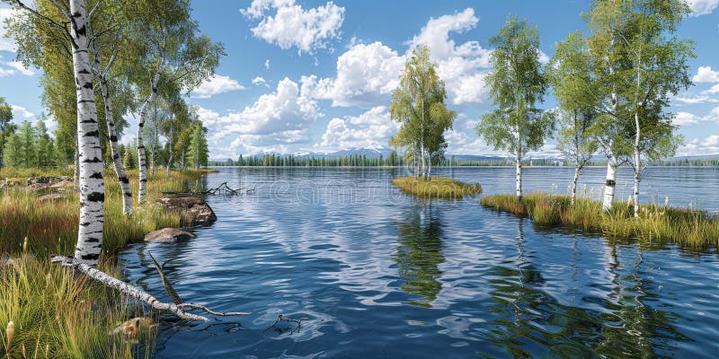 The Romantic Sun Forest, Where the Rays of the Sun Penetrate the Foliage and Create a Game of Li ...