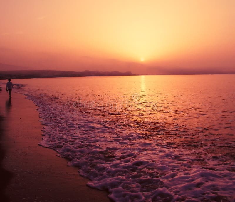 Romantic Sunset stock image. Image of beauty, background - 629457