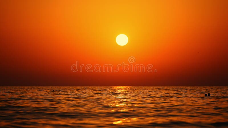 Romantic Sunset on the Seashore, 4k Footage Stock Video - Video of ...