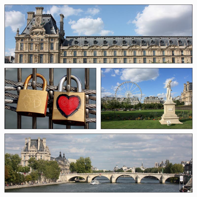 Romantic Trip, Paris, France Stock Photo - Image of lovers, museum ...