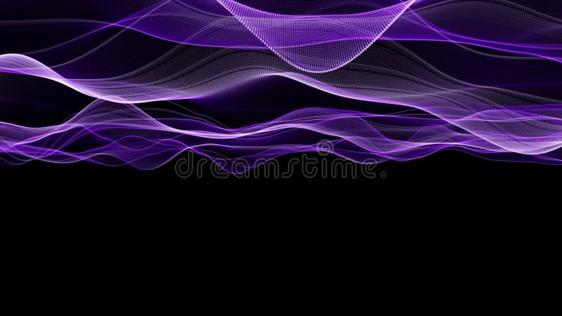 Romantic Animation with Particle Wave Object in Slow Motion, 4096x2304 ...