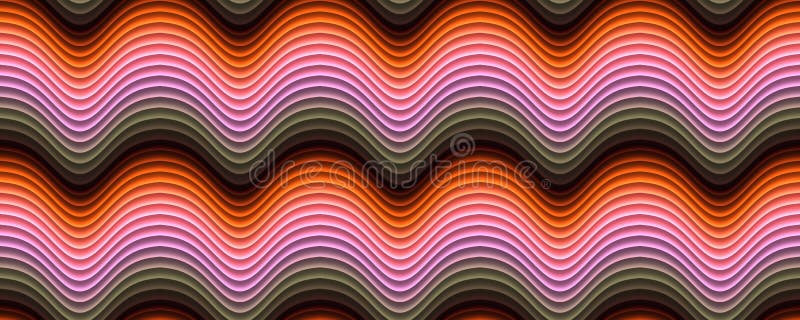 Romantic Vintage Seamless Ripple Pattern Background Stock Illustration ...