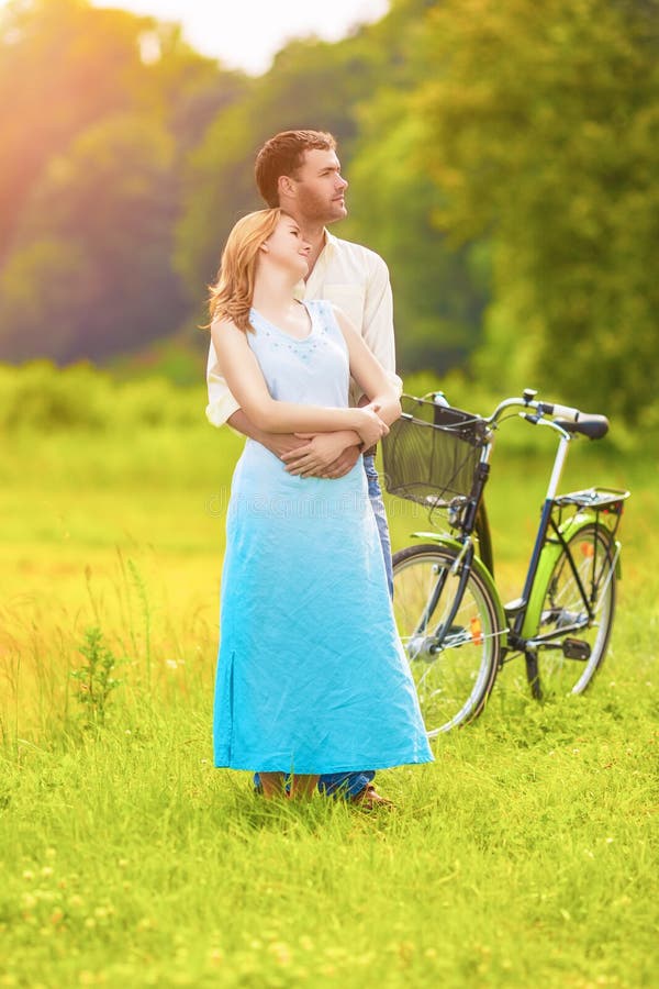 Romantic Young Caucasian Couple Having Romantic Time Together in Stock ...