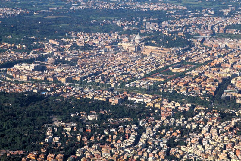 Rome aerial view stock photo. Image of sightseeing, rome - 14953948