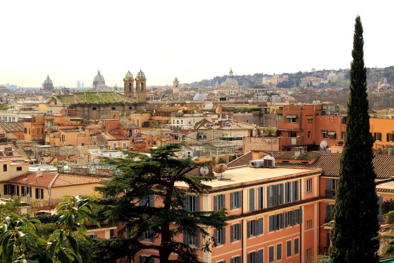 Rome - Aerial view stock photo. Image of colorful, rome - 67495060