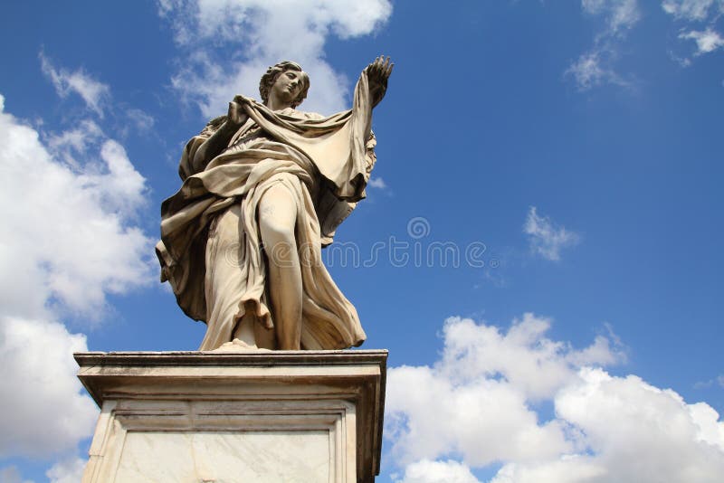 Rome angel stock photo. Image of travel, rome, landmark - 28034892