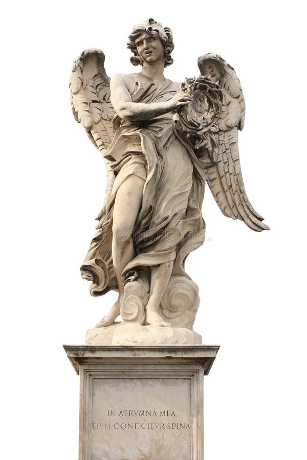 Rome Angel Statue stock photo. Image of white, travel - 22806638