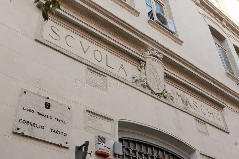 Rome aprl 27 2023 sign editorial stock photo. Image of aprl - 276183223