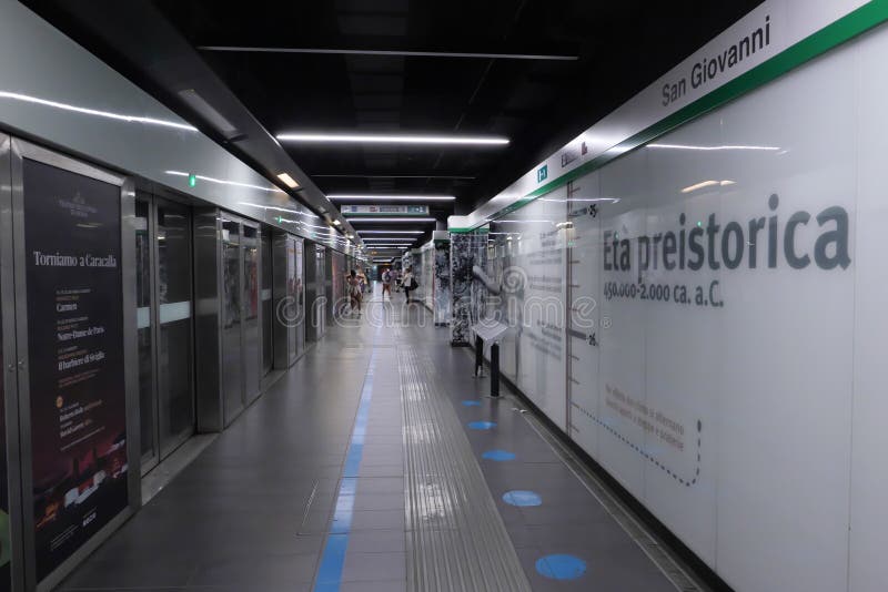 Rome august 25 2022 metro editorial image. Image of rome - 254369115