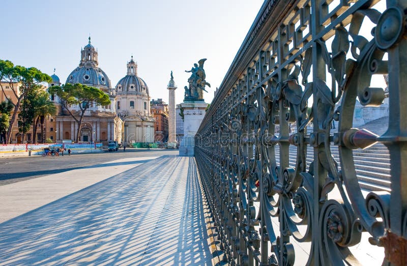 Rome stock photo. Image of basement, gate, statue, europe - 97180058