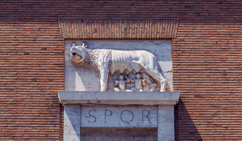 Rome. Capitol wolf. stock photo. Image of animal, history - 94030002