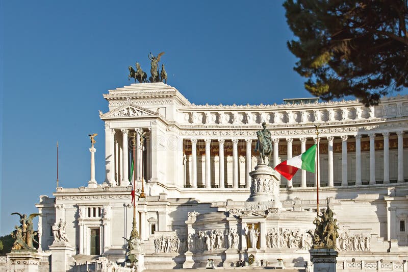 Het Vierkant Van Het Capitool Van Rome Stock Afbeelding - Image of ...