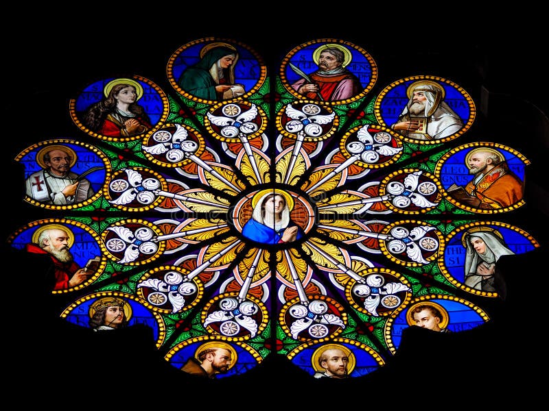 Rome Cathedral window editorial photo. Image of cathedral - 97509946