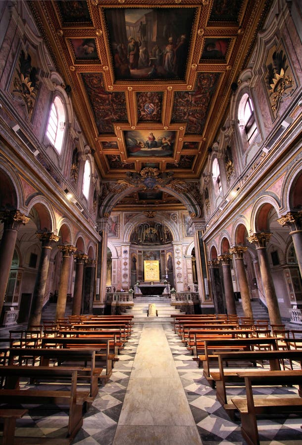 Rome church editorial stock photo. Image of decorative - 18009533