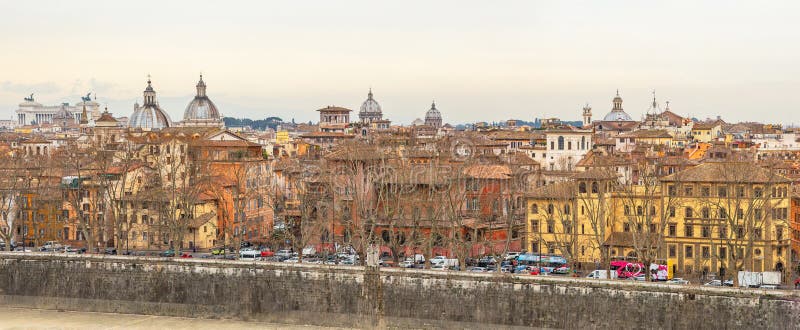 Rome city skyline view editorial photography. Image of catholic - 142980672