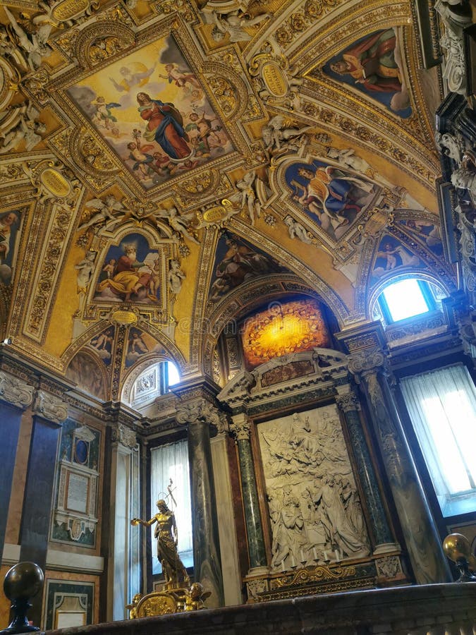 Rome City with Traditional Architecture Style Stock Image - Image of ...