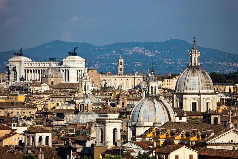 Rome Cityscape stock image. Image of rome, panorama, landmark - 10890787