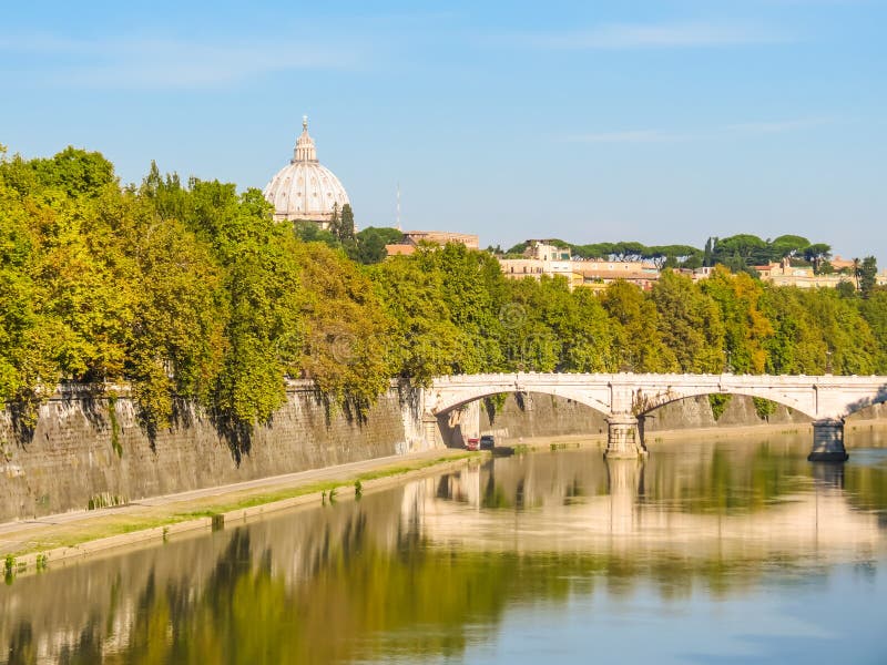 Rome Cityscape. Tiber River, Rome, Italy Stock Image - Image of rome ...