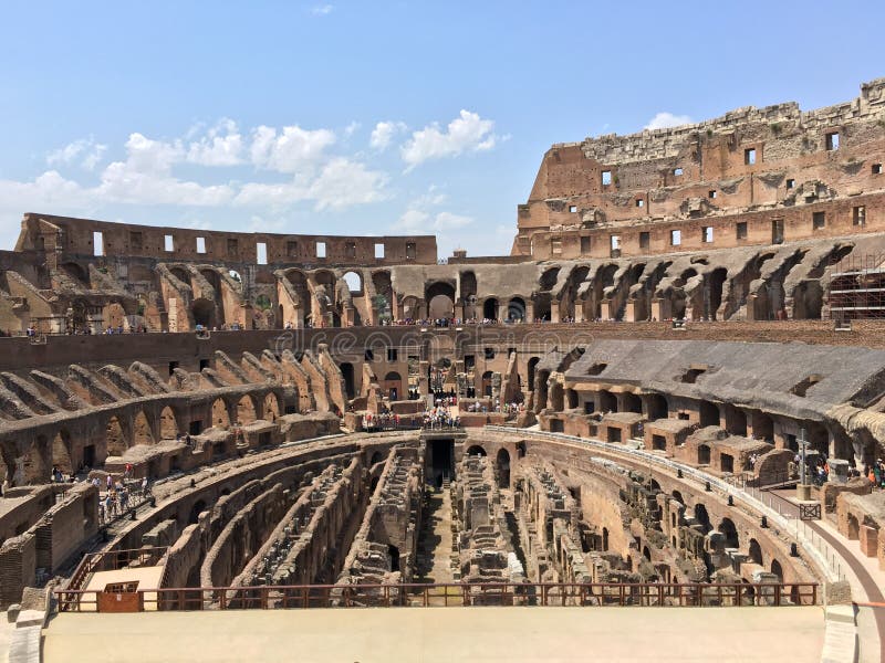 Rome Coliseum stock photo. Image of europe, rome, skies - 77524246