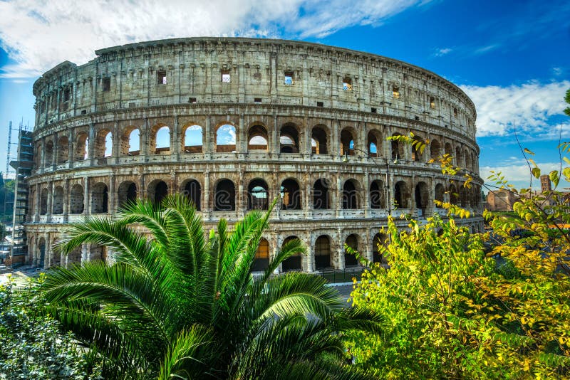 Rome, Coliseum. Italy. stock photo. Image of colliseum - 65201540
