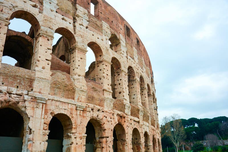 Rome Coliseum stock photo. Image of history, cloud, ancient - 69094872