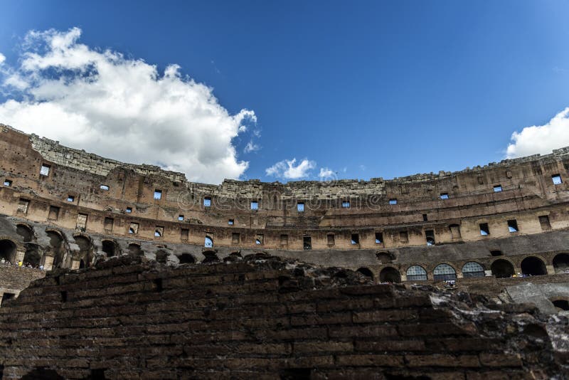 Rome Coliseum stock photo. Image of interior, ancient - 59637304