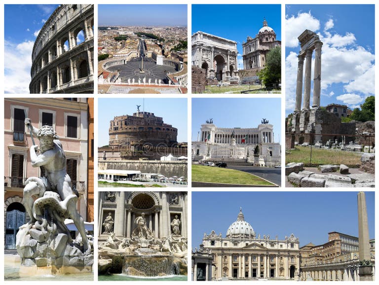 460 Ancient Rome Collage Stock Photos - Free & Royalty-Free Stock ...