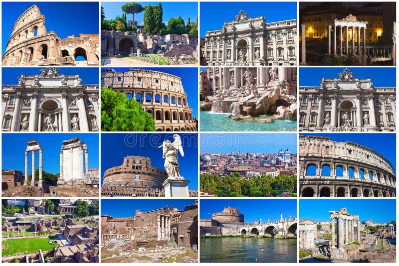 Rome collection stock photo. Image of exterior, heritage - 37351944