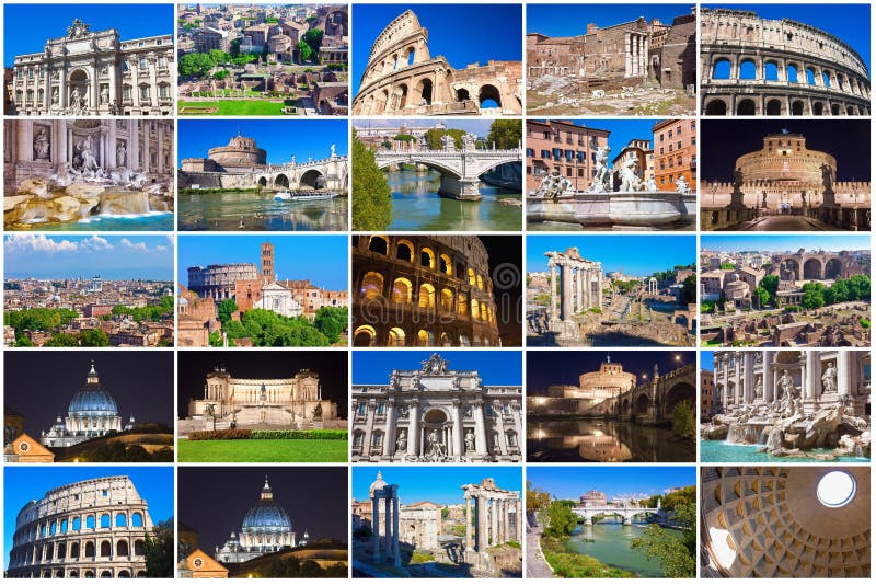 Rome collection stock photo. Image of monument, imperial - 35718966
