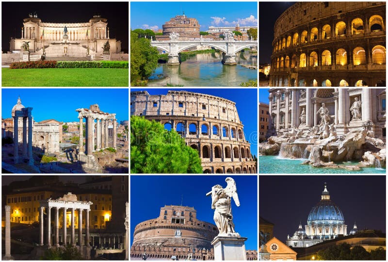 Rome collection stock image. Image of culture, fountain - 35859559