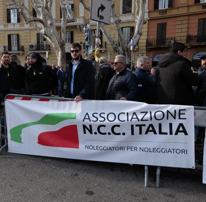 ROME, ITALY - PROTEST DEMONSTRATION BY NCC DRIVERS AGAINST GOVERNMENT ... ROME, ITALY - PROTEST DEMONSTRATION BY NCC DRIVERS AGAINST GOVERNMENT ...