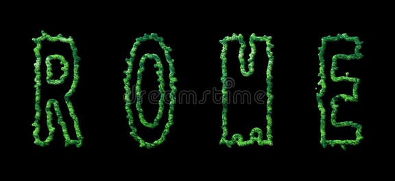 Rome Forest, Rome Urban Canopy Stock Illustration - Illustration of ...