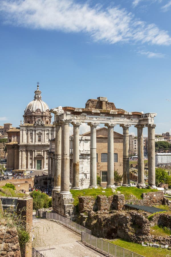 Rome Fori Imperiali stock image. Image of historical - 58809997