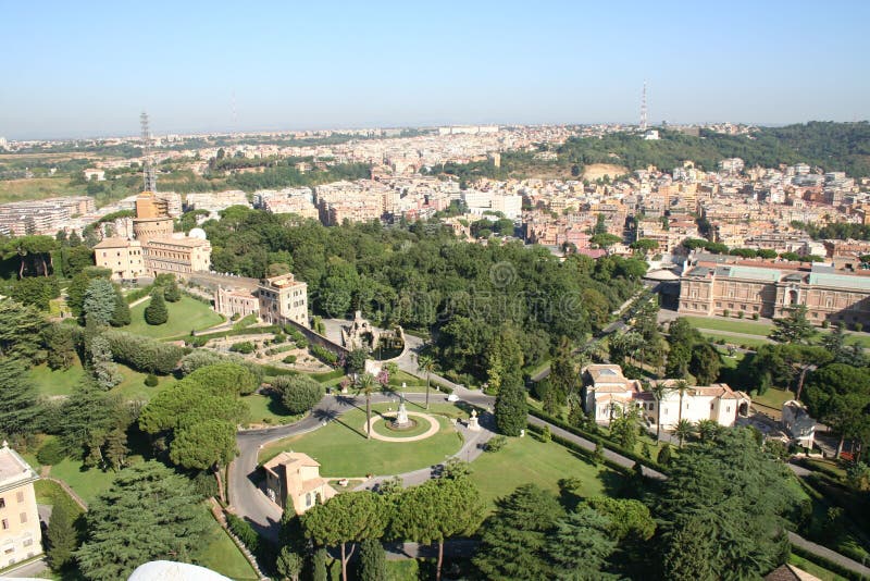 Rome, garden stock image. Image of historic, green, ancient - 1497035