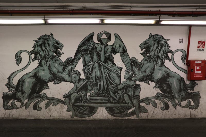 Rome Graffiti editorial photography. Image of painting - 76704802