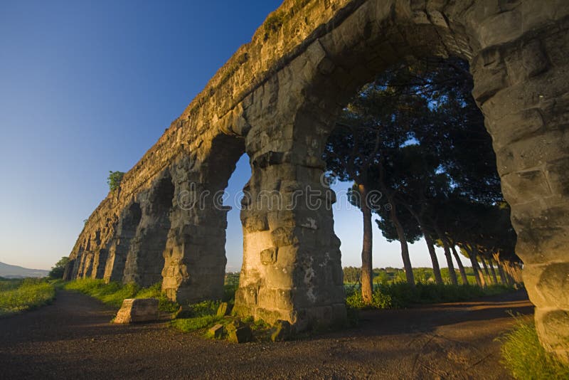 Rome: Het Park Van Aquaducten Redactionele Stock Foto - Image of rome ...