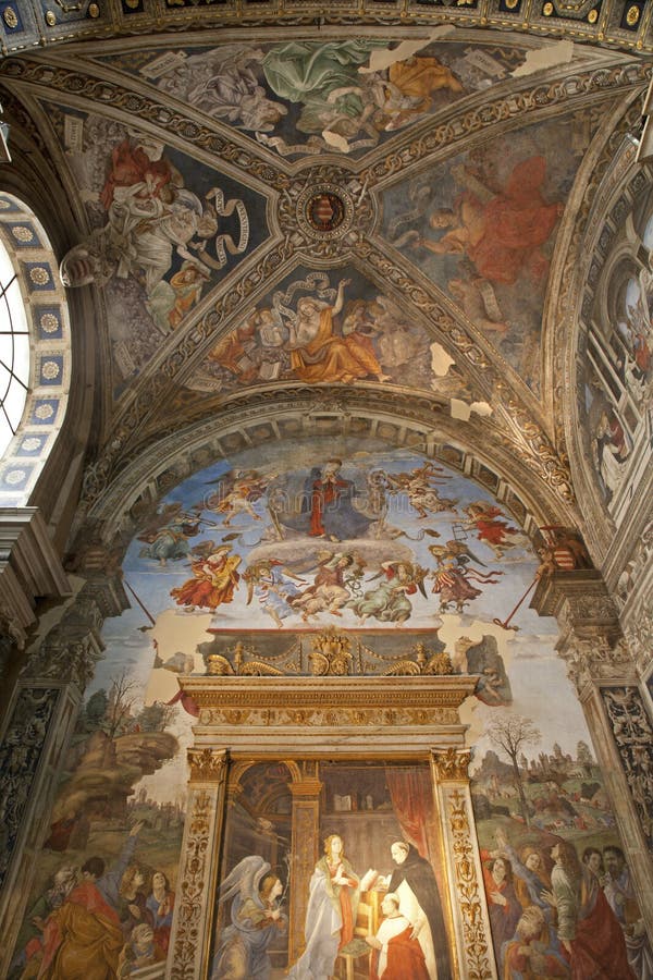 Rome - holy Mary in heaven stock photo. Image of faith - 26422858