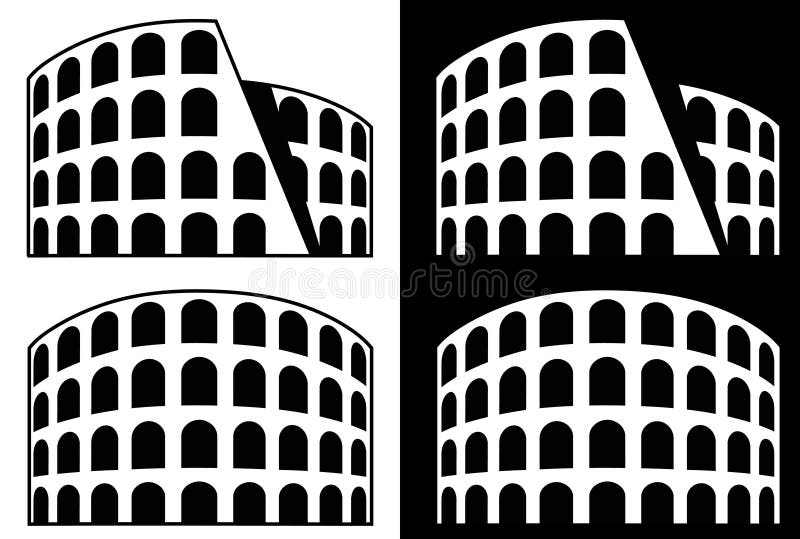 Rome Icon - Coliseum stock vector. Illustration of arena - 5603604