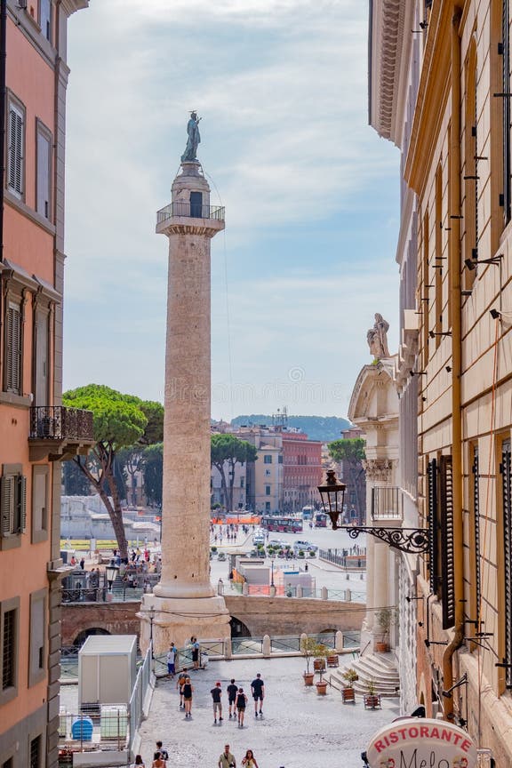 Rome, Italy August, 8th, 2021. Editorial Image - Image of empire, foro ...